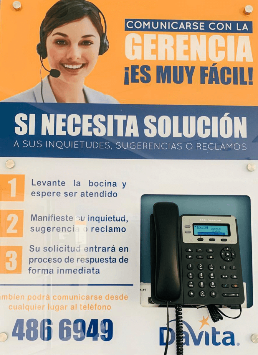 Atención al cliente - Davita